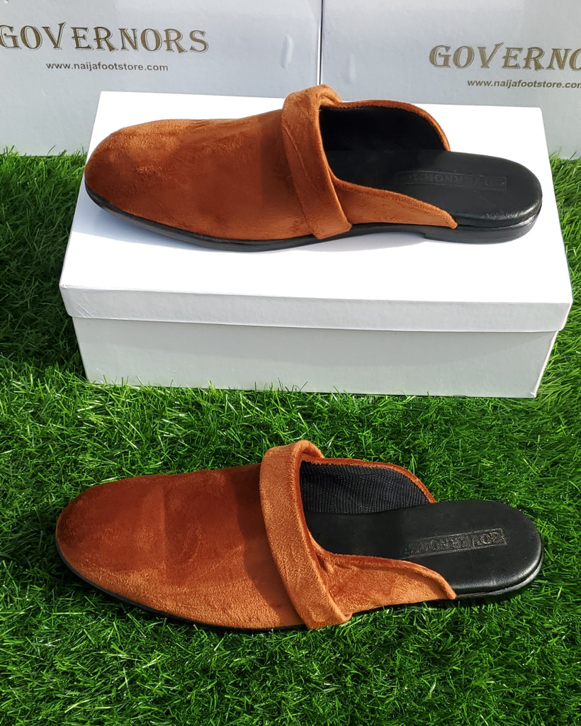 Governors Burnt Orange Classic Mules – NaijaFootStore