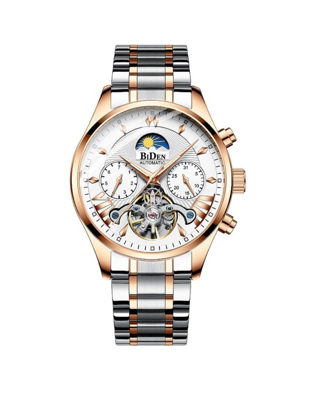 BIDEN AUTOMATIC WATCH (WHITE DIAL) – NaijaFootStore