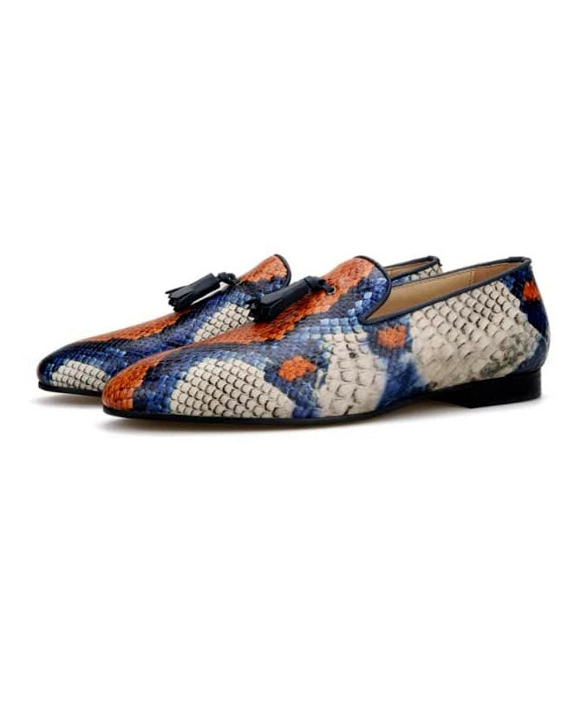 MENS PYTHON SKIN LOAFERS – NaijaFootStore